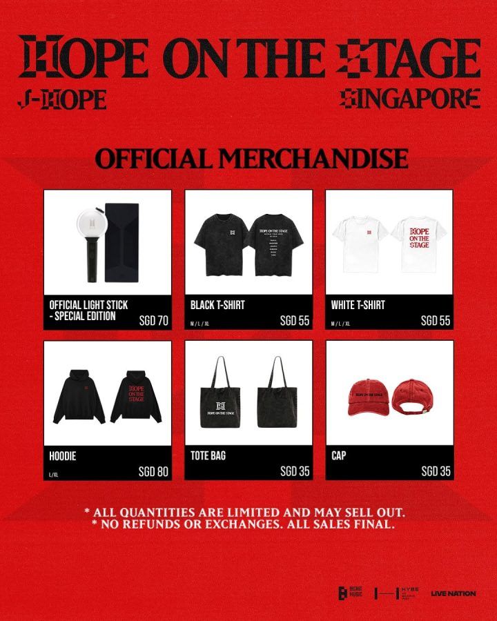 j-hope 2025 Singapore concert guide: Merchandise, setlist & more details