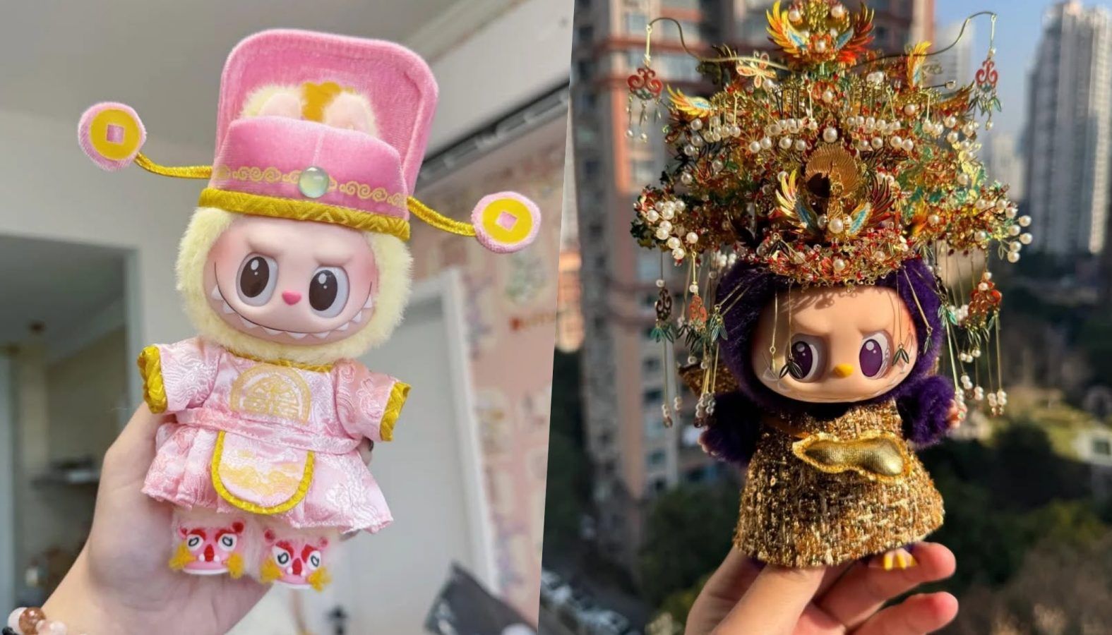 Labubu Imperial Crown: New trend sees labubu dressed as Chinese royalty ...