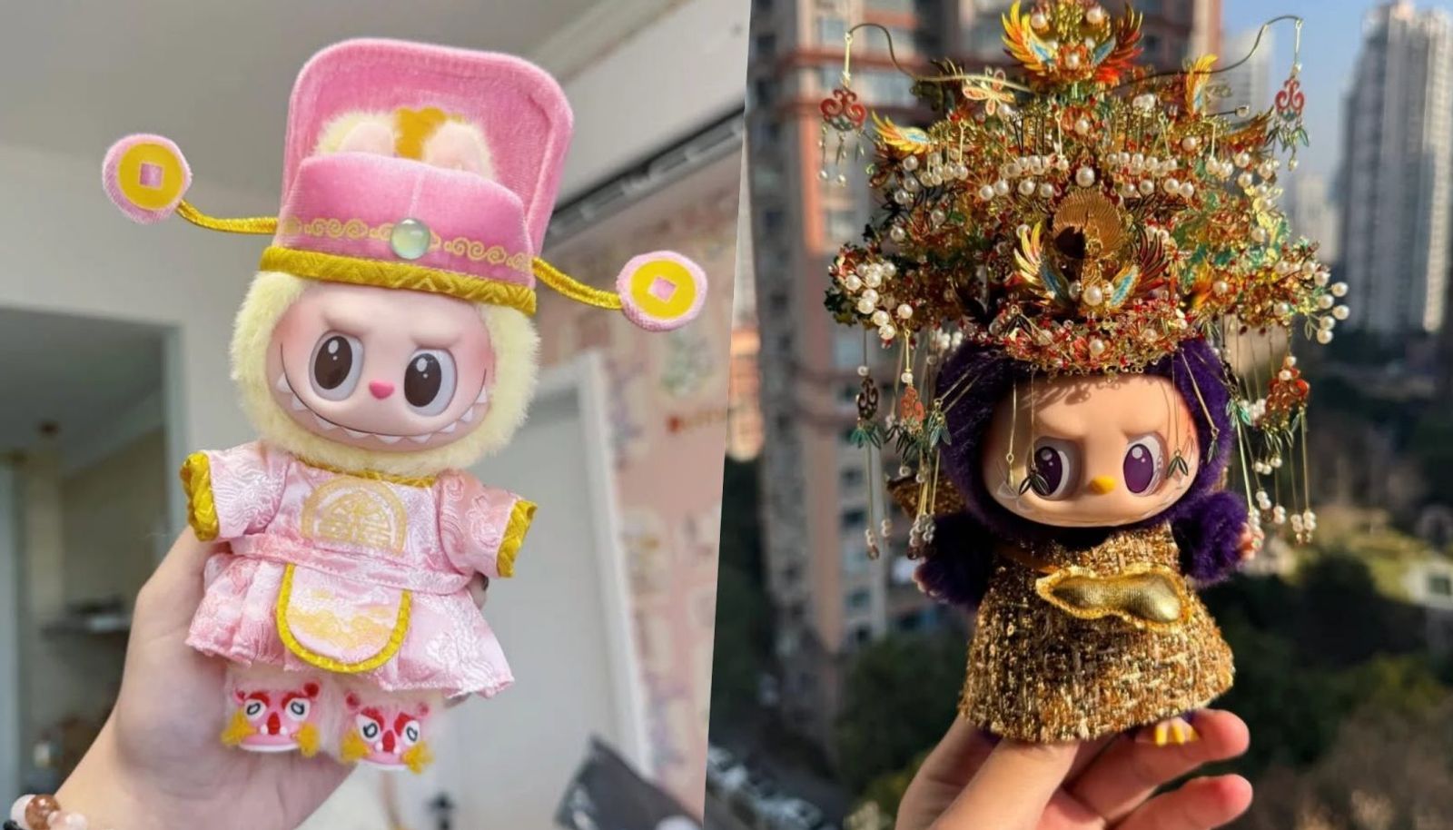 Labubu Imperial Crown: New trend sees labubu dressed as Chinese royalty ...