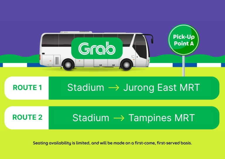 Grab will provide free Post-Concert Shuttle Bus services after Lady ...