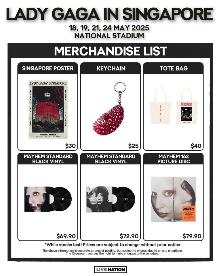 Lady Gaga MAYHEM Singapore 2025 concert guide: Getting there, VIP, setlist