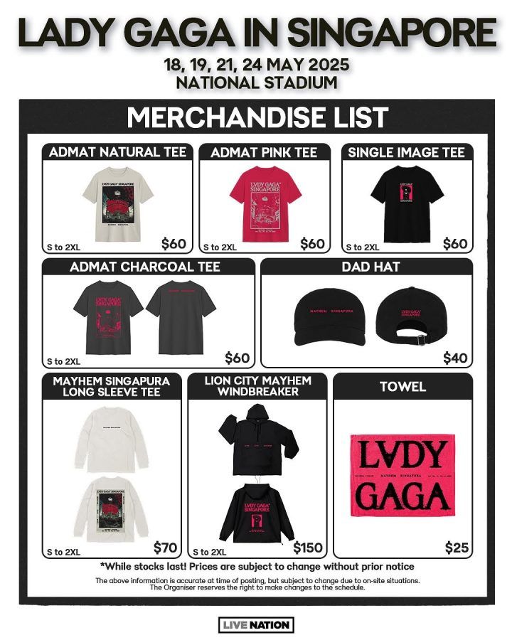 Lady Gaga MAYHEM Singapore 2025 concert guide: Getting there, VIP, setlist