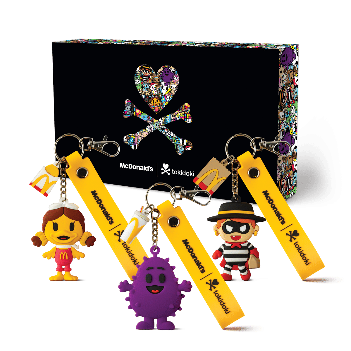 McDonald's Singapore collabs with tokidoki on 3 limited-edition charms