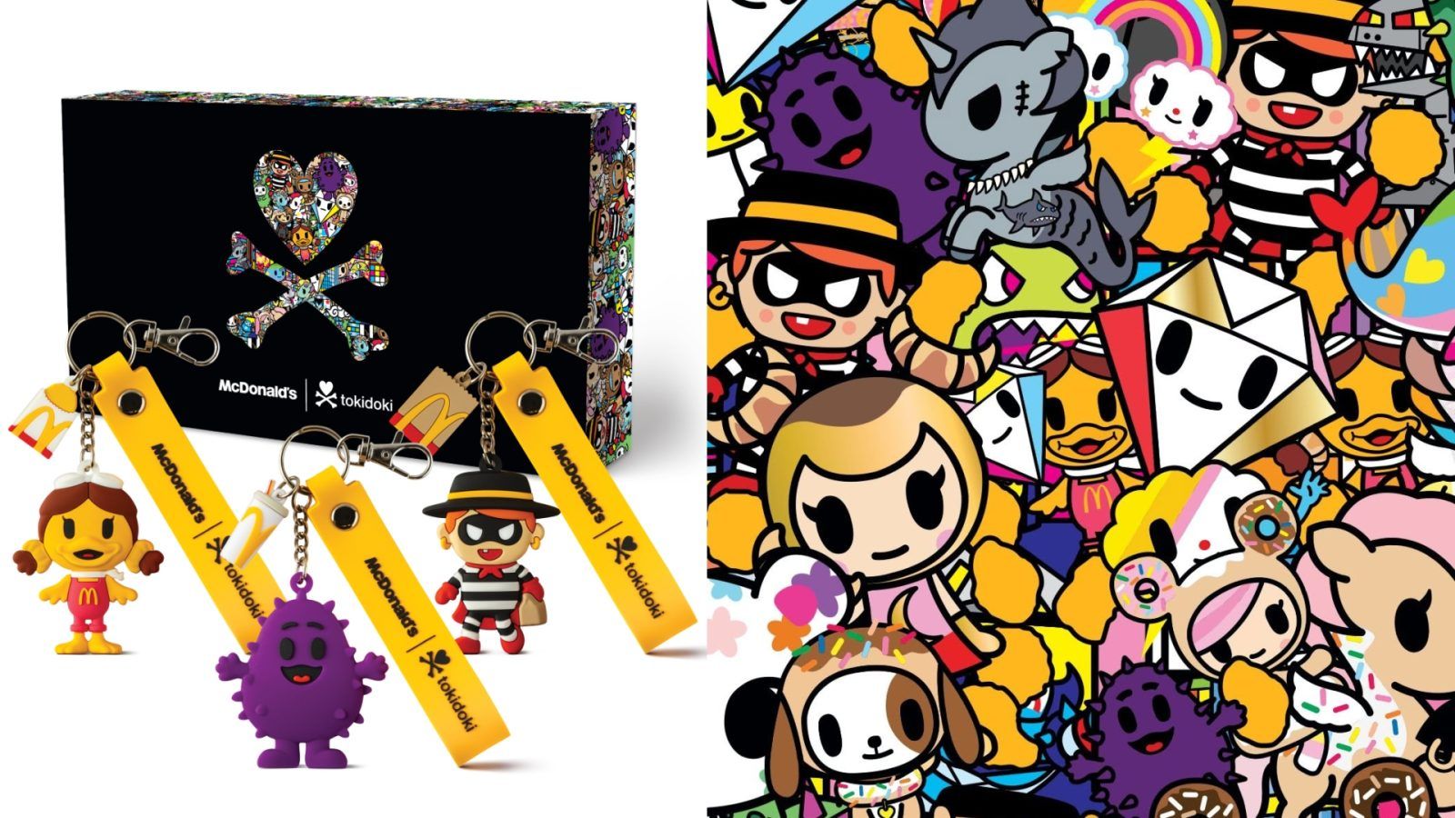 McDonald's Singapore collabs with tokidoki on 3 limited-edition charms