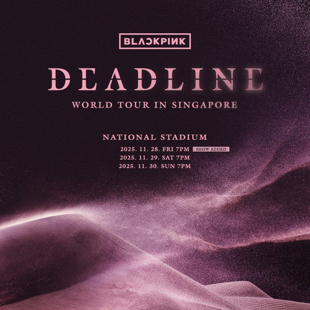 Blackpink add a third Deadline World Tour 2025 date in Singapore