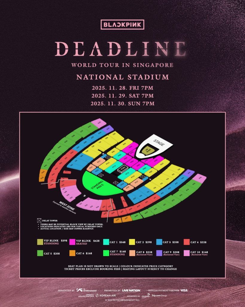 Blackpink Deadline World Tour 2025 in Singapore – PrestigeOnline Singapore