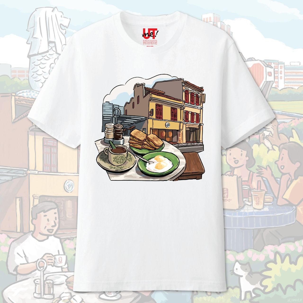 UNIQLO partners with Ya Kun for a UTme! T-shirt SG60 capsule collection