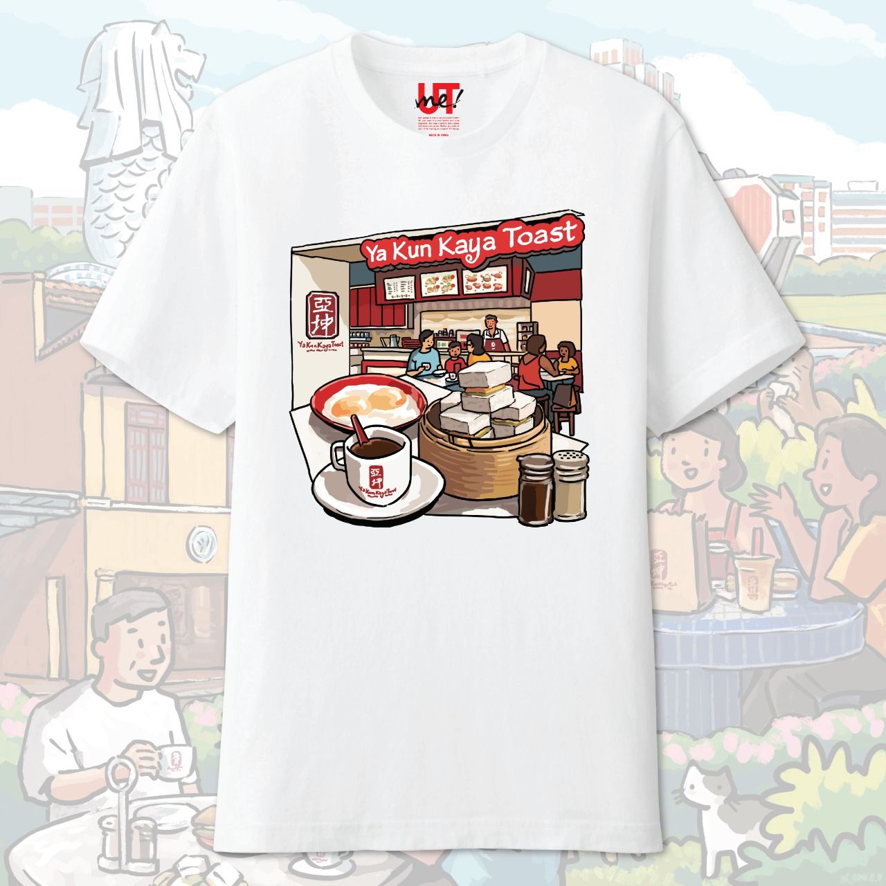 UNIQLO partners with Ya Kun for a UTme! T-shirt SG60 capsule collection