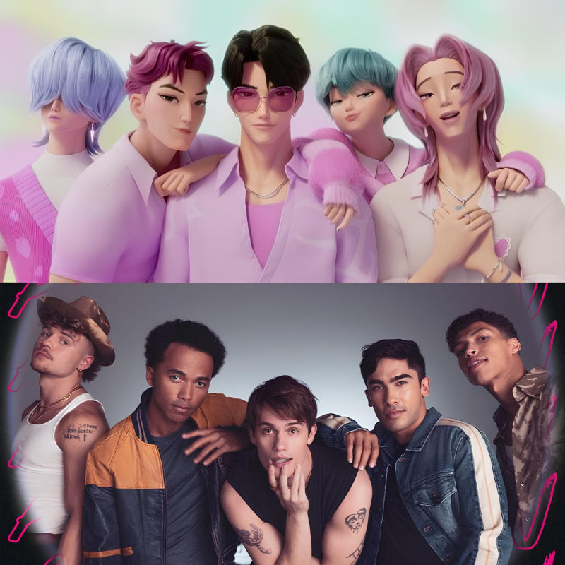 Huntr/x, Saja Boys and other fictional bands from movies & TV shows ...