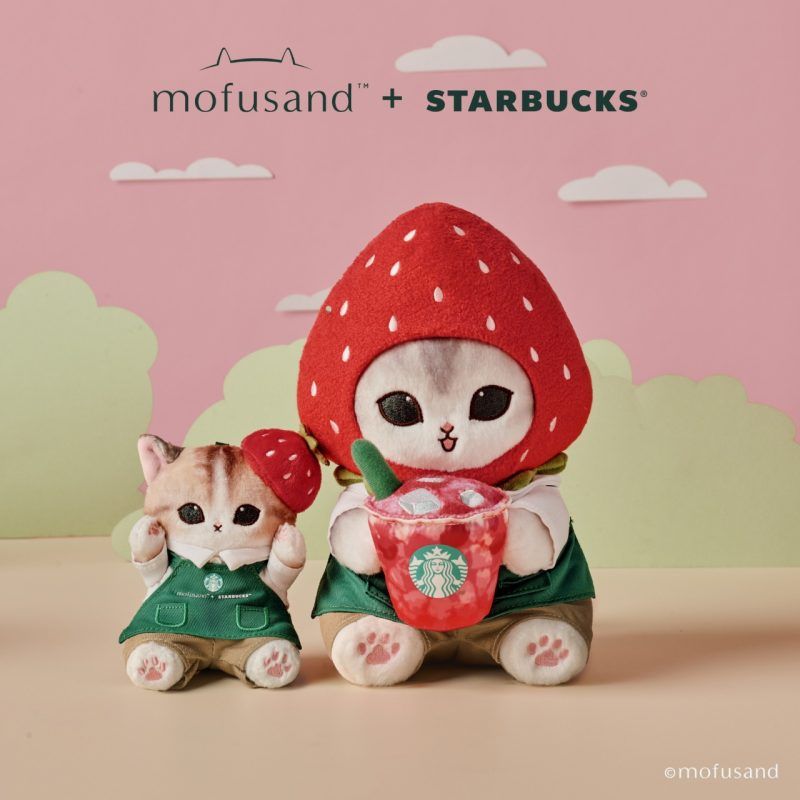 Starbucks x Mofusand Strawberry 2025 collaboration collection details