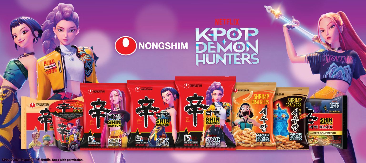 Nongshim x Netflix releases official K-Pop Demon Hunters instant noodles