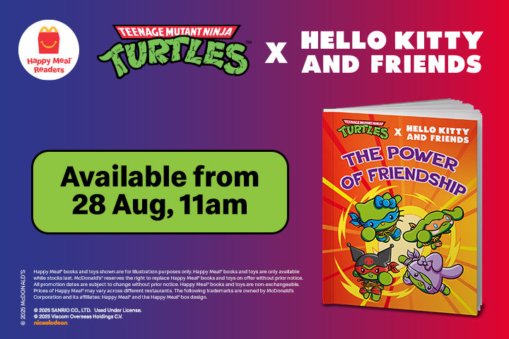 McDonald's SG to launch Ninja Turtles x Hello Kitty Happy Meal collab