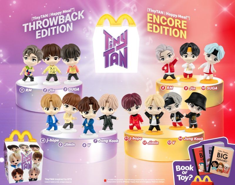 McDonald’s Singapore to offer BTS TinyTAN Happy Meal toys from Sep 25