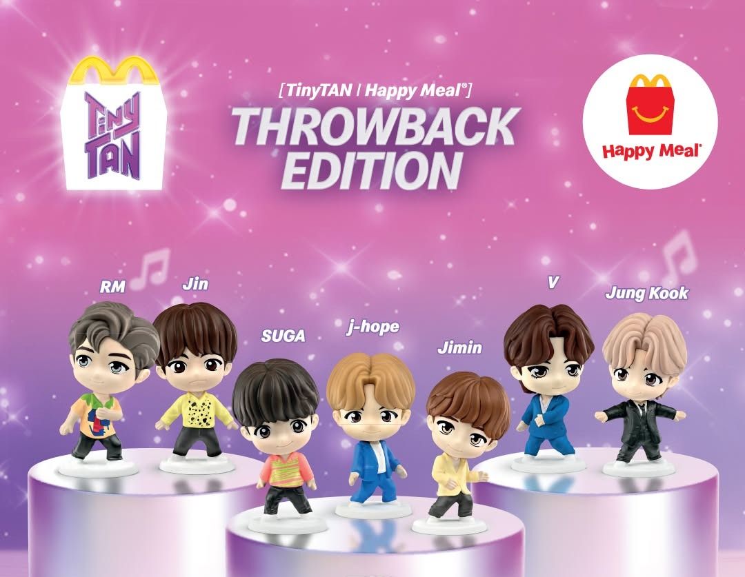 McDonald’s Singapore to offer BTS TinyTAN Happy Meal toys from Sep 25