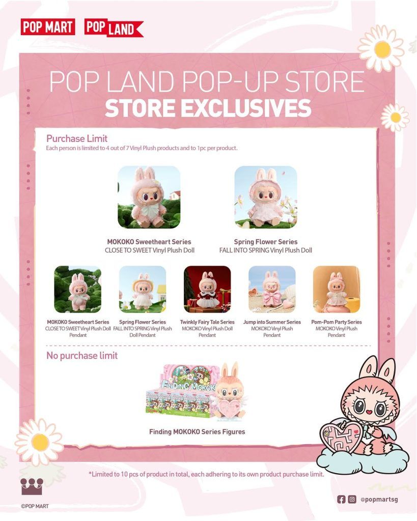 POP MART POP LAND Singapore – Exclusive merchandise & details