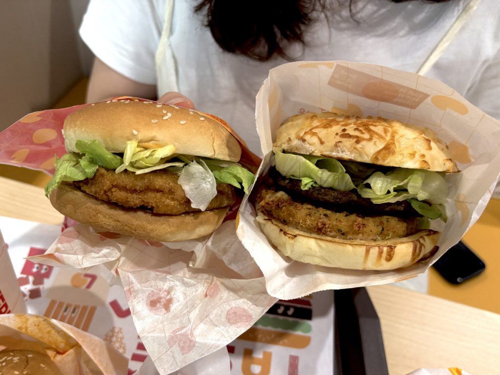 What to order at the Lotteria Singapore in Jewel Changi Airport
