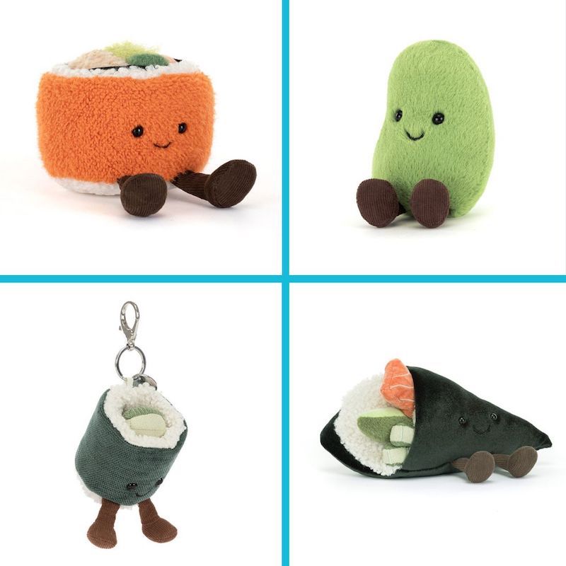 Jellycat releases adorable sushi-themed Amuseables this June