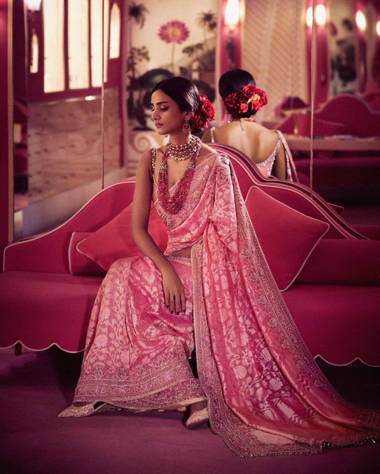 14 bridal cocktail saris to get your hands on this wedding season