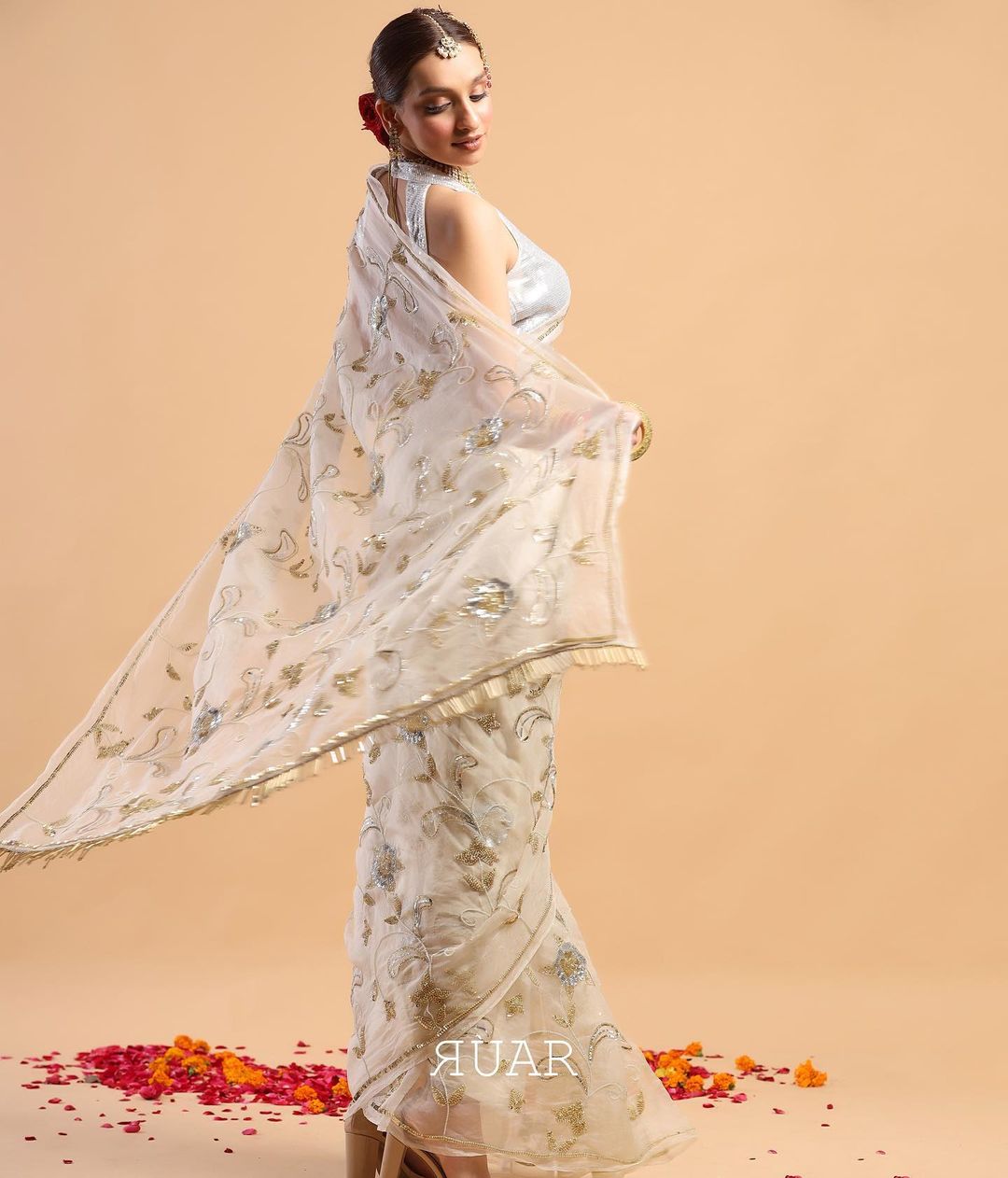 Where to find the enviable organza sari that everyone is loving