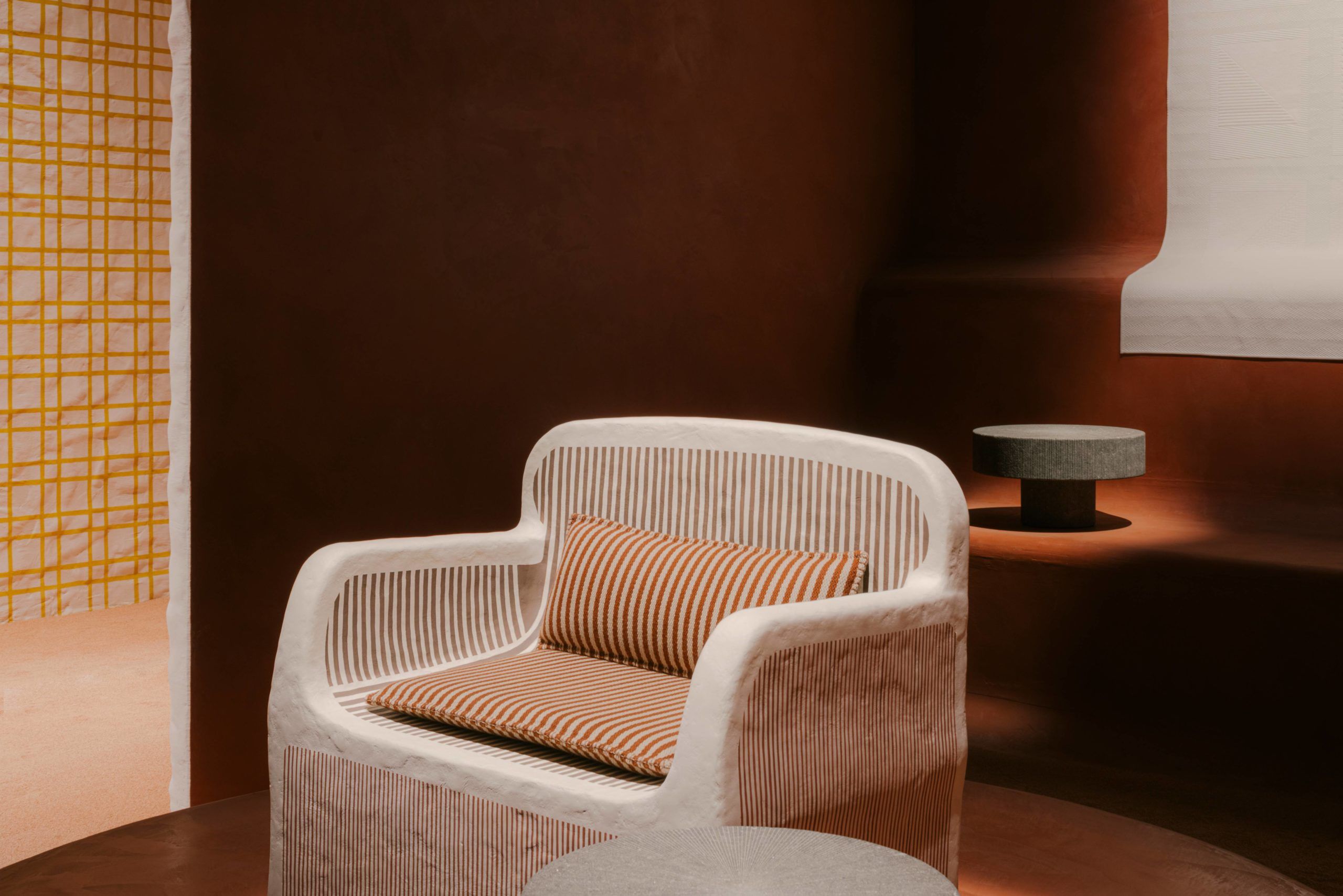 Bijoy Jain's Studio Mumbai for Hermès home at the Milan Design Week