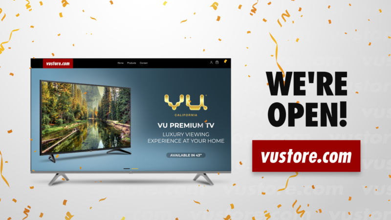Vu Televisions debuts VuStore.com and new 43”4K, FHD TVs in India