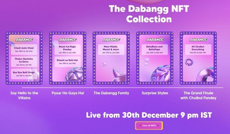Buy ‘Dabangg’ NFTs now from the Salman Khan-backed NFT platform