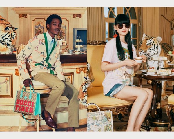 The Gucci Tiger comes to tea with the House's Year of the Tiger ...