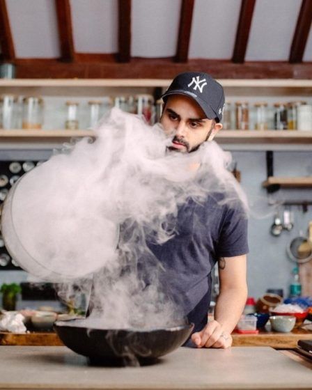 Try this buttery street-style pav bhaji recipe by chef Sanjyot Keer