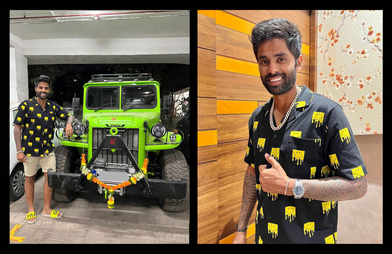 Check out Suryakumar Yadav's new ex-Indian Army Nissan Jonga "Hulk"