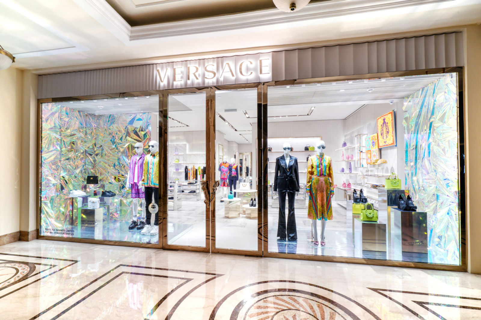 The revamped Versace boutique in Delhi is now open
