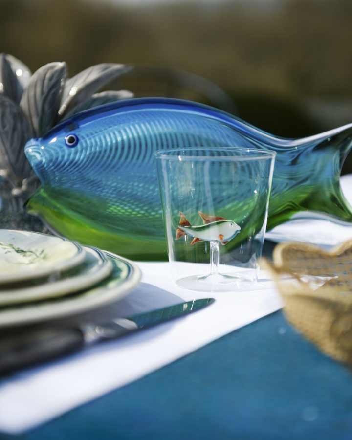 Dior Maison launches a new tableware line called the Aquarius Collection