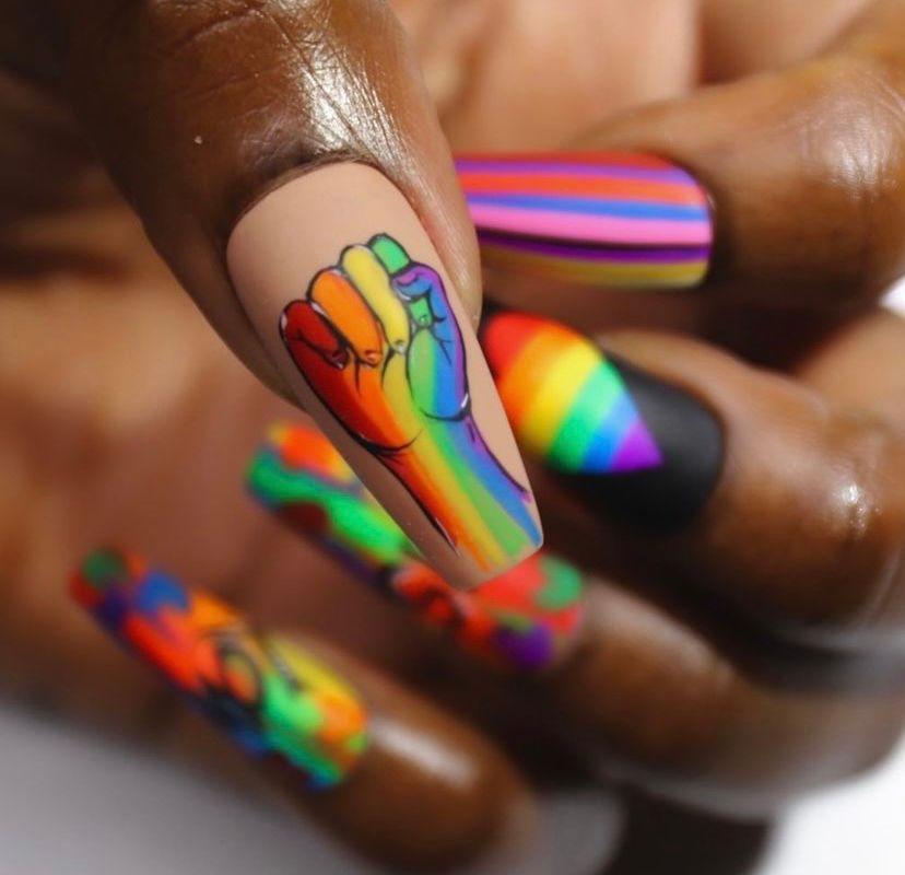 Indulge your claws in the spirit of the Pride Month with these artistic ...