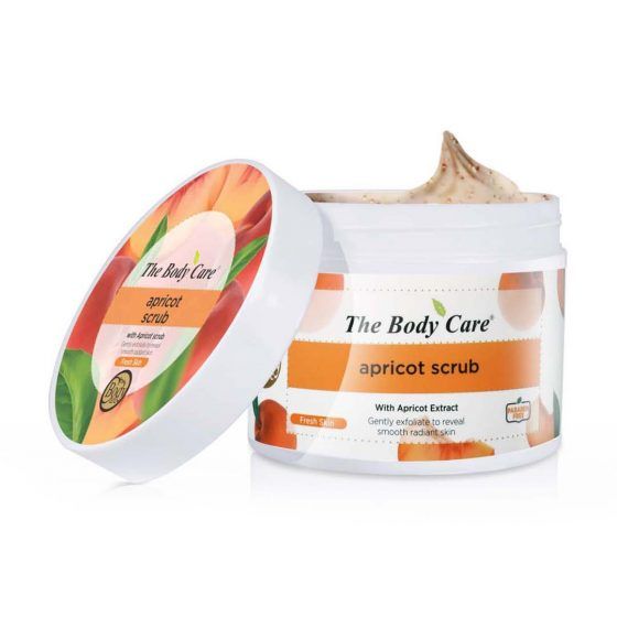 Apricot scrub for face and body to add to your exfoliating routine