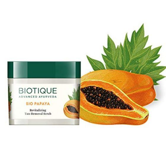 Buy papaya scrubs for a radiant and glowing skin here