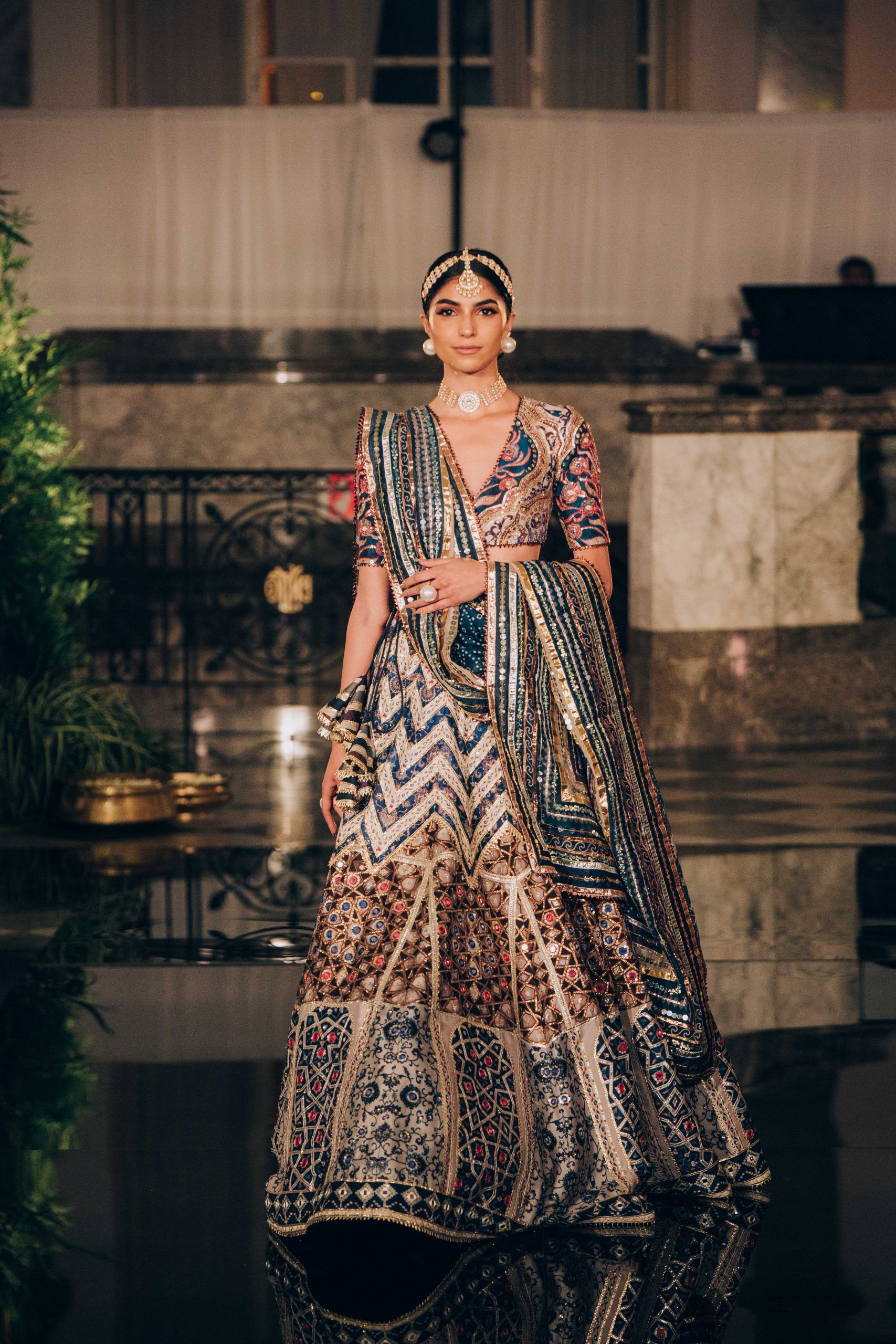 Mayyur Girotra's collection Zamani at South Asian New-York Fashion Week