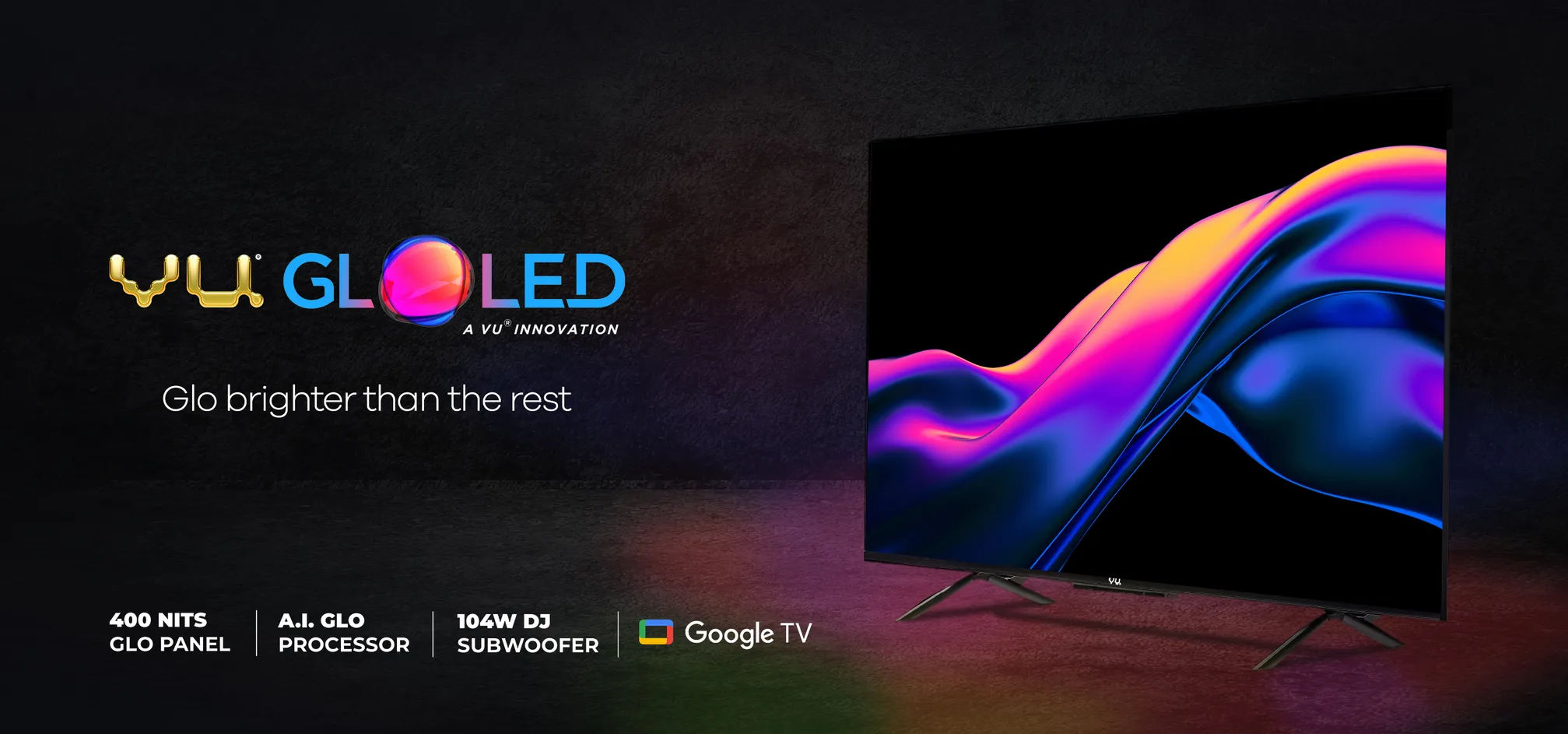 Vu Televisions goes ultra-bright with revolutionary new Vu GloLED TV