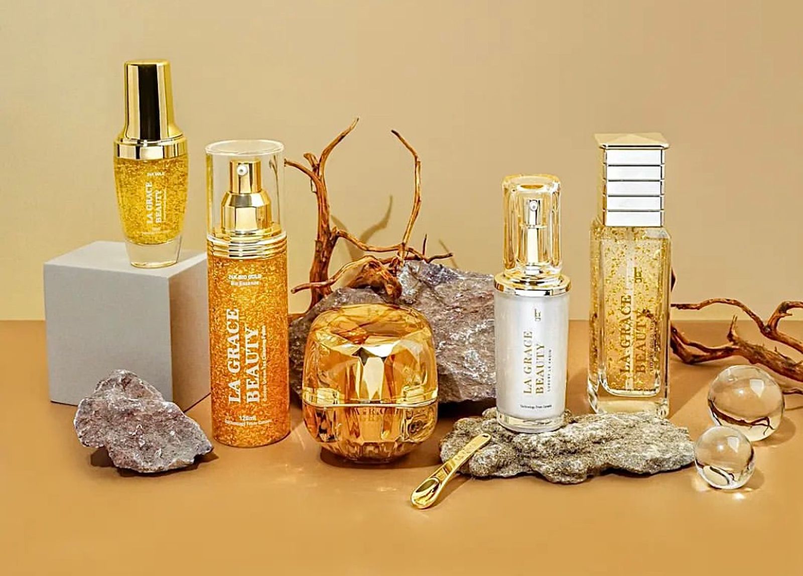 Add a touch of glitz to your skincare with these gold-infused products