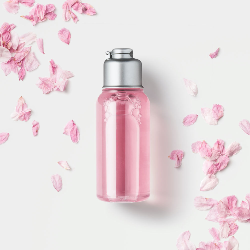 Flower infused skincare products for various skin concerns