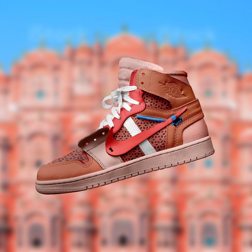 Witness the Nike sneaker art courtesy of Abhishek Choudhury