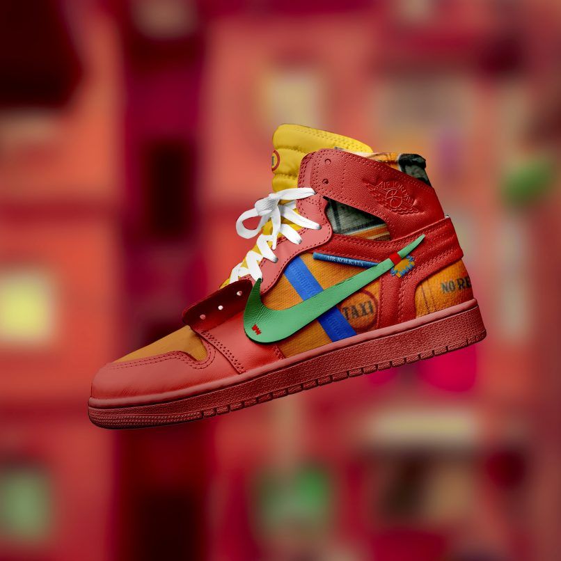 Witness the Nike sneaker art courtesy of Abhishek Choudhury