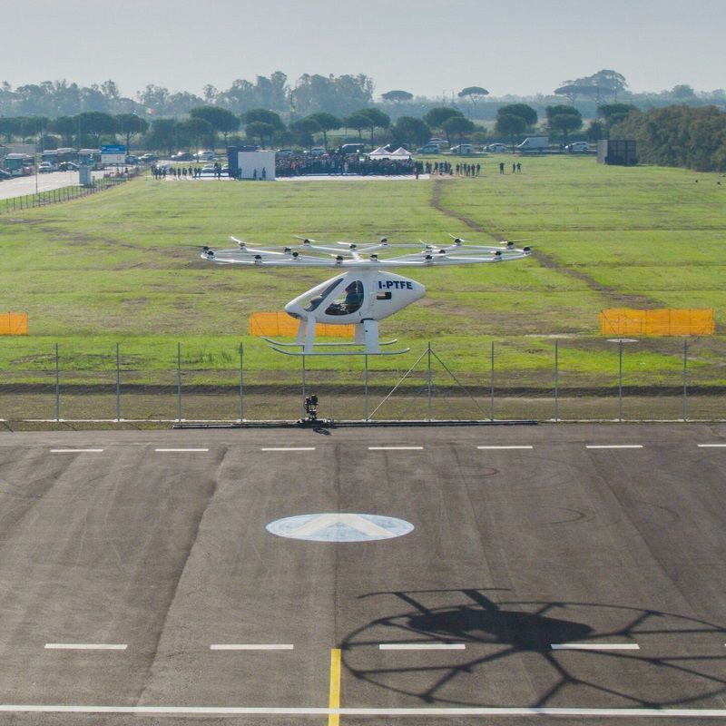 Electric Air Taxi Service: Volocopter to start air mobility in Rome by 2024