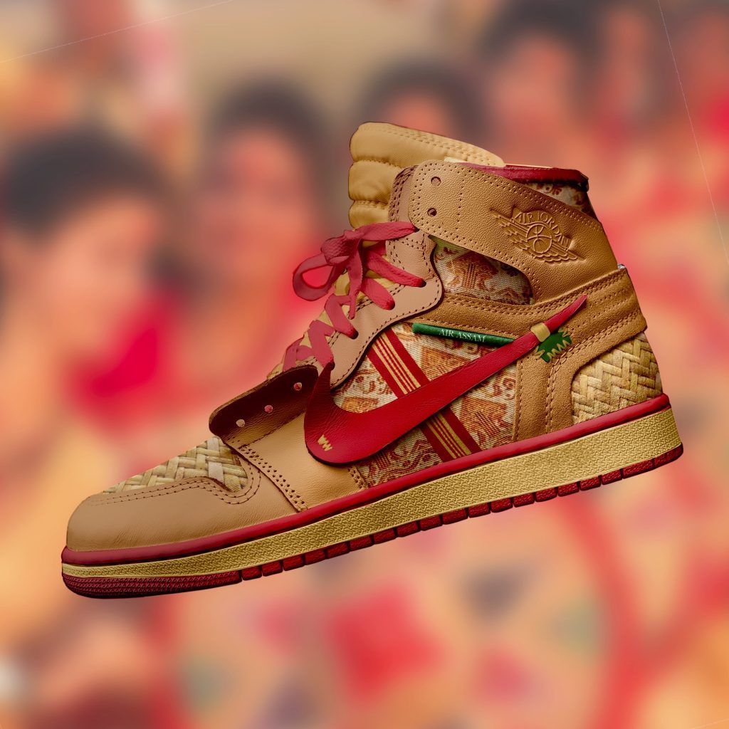 Witness the Nike sneaker art courtesy of Abhishek Choudhury