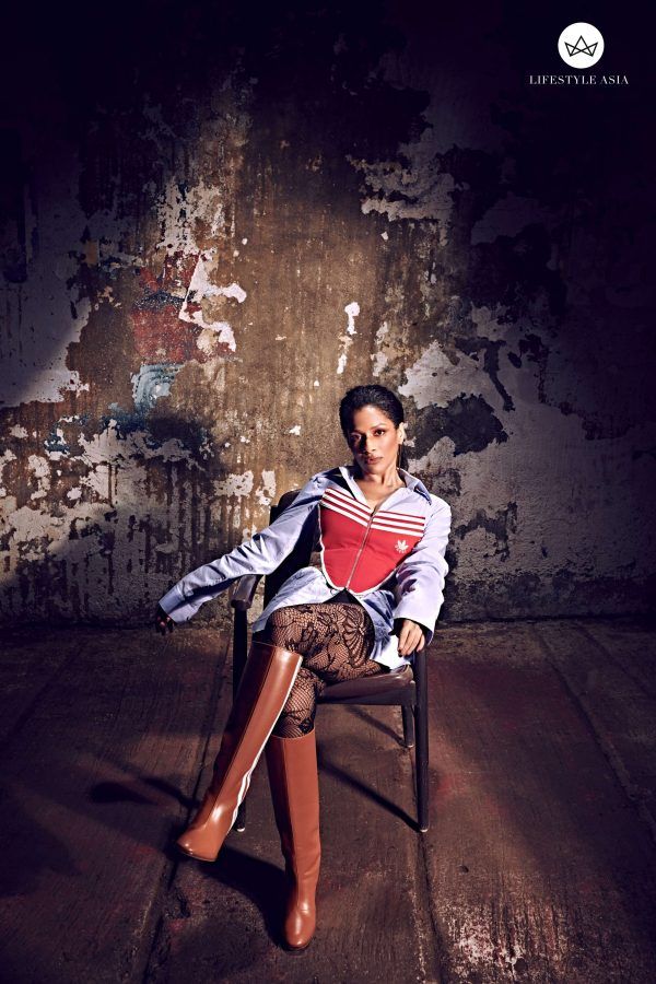 Masaba Gupta in adidas x Gucci collaboration for the LSA India cover