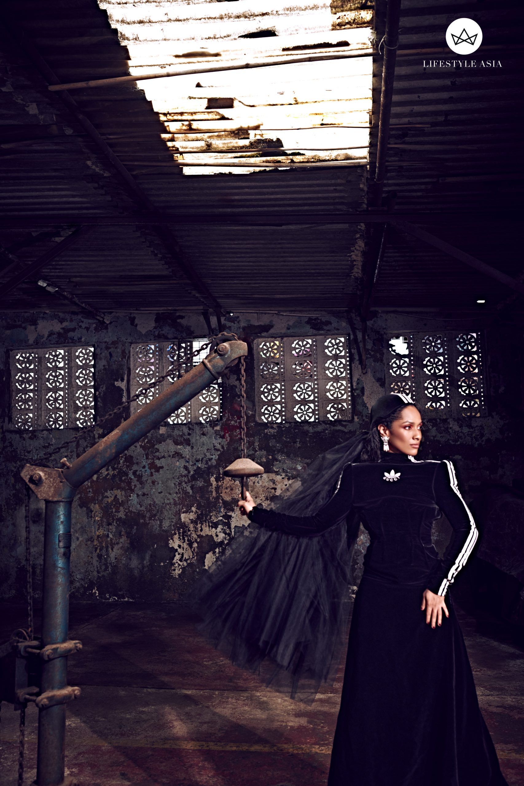 Masaba Gupta in adidas x Gucci collaboration for the LSA India cover