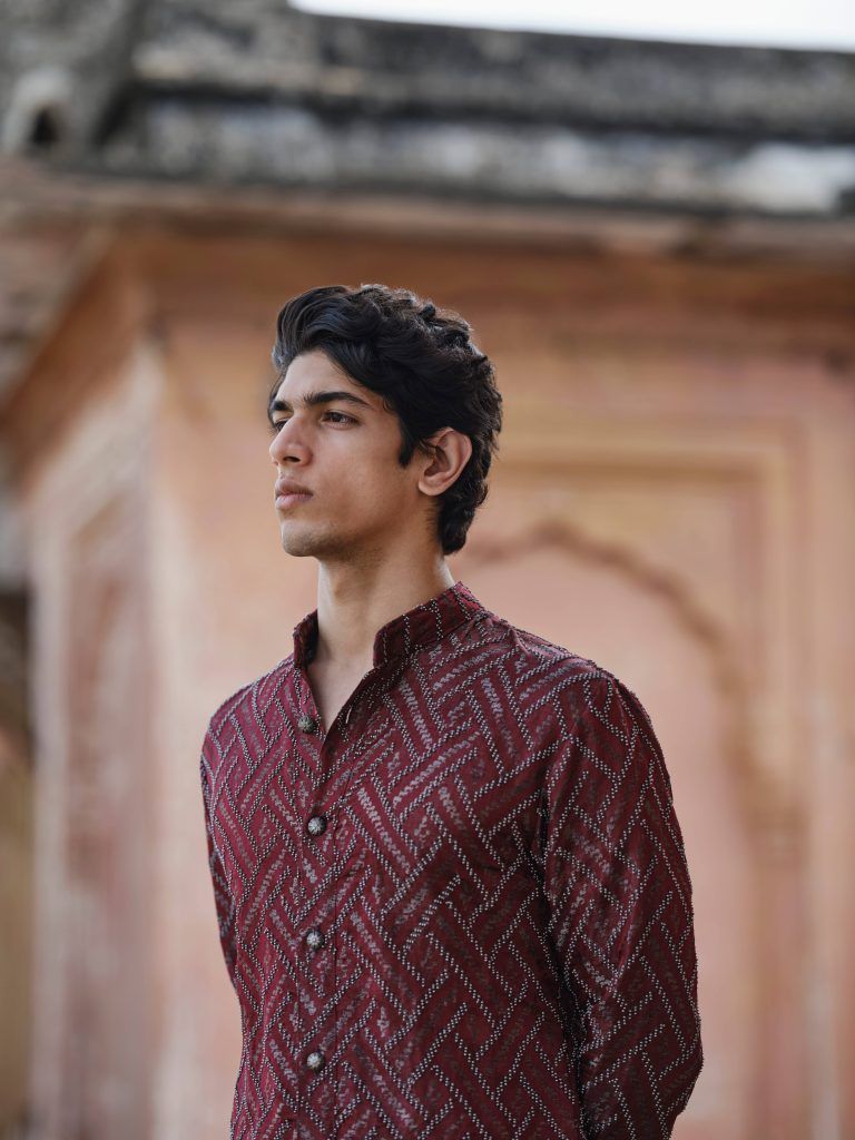 Kunal Rawal experiments with brocades for the Ekaya Banaras collab