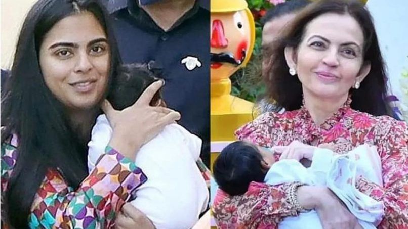 Isha Ambani's twins receive pricey gifts including one with 108 gold bells