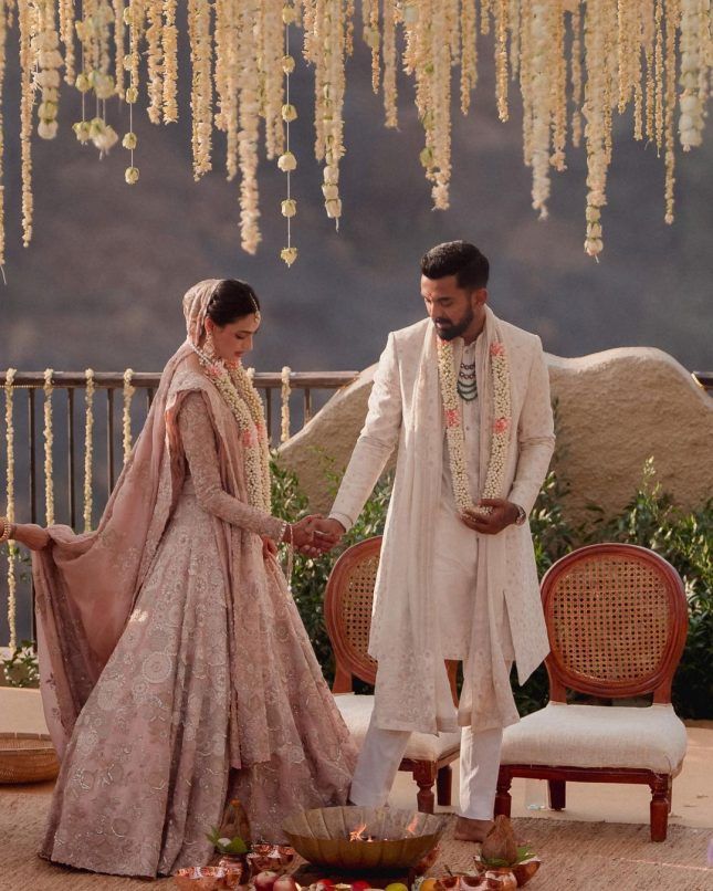 KL Rahul and Athiya Shetty share first wedding pictures on social media