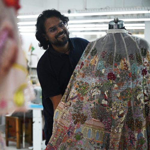 Rahul Mishra is back at the Parisian runway with his latest collection