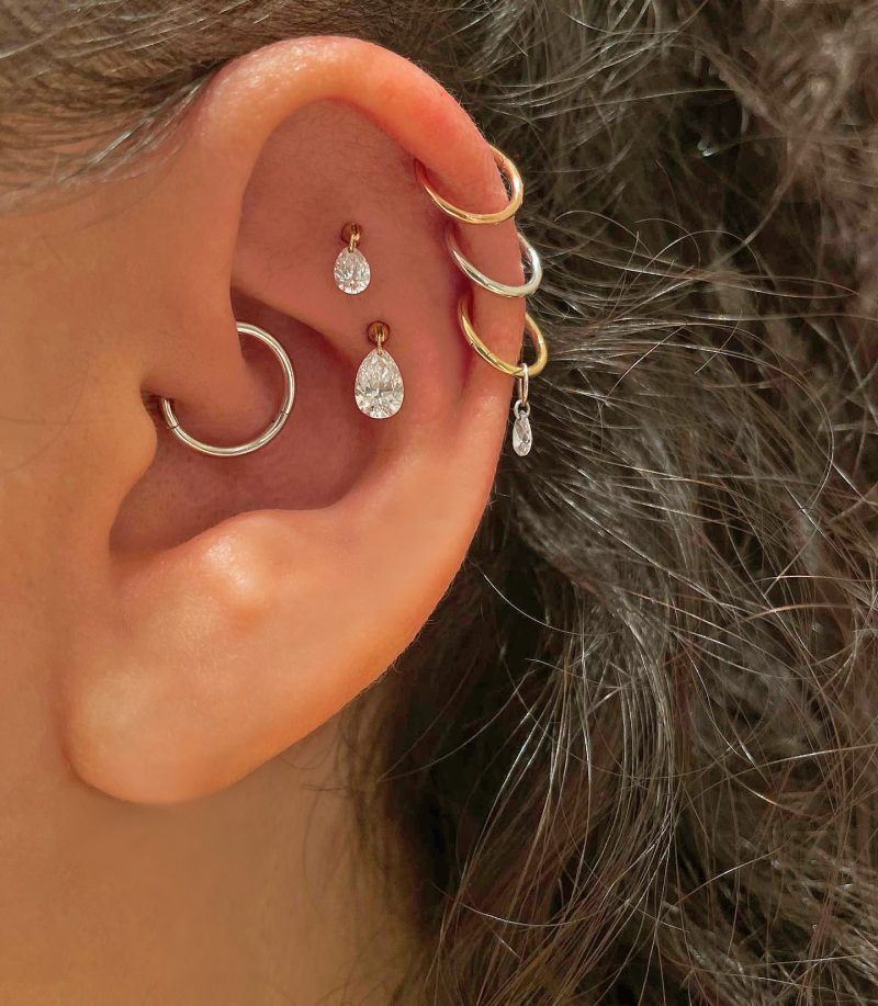 Helix and other hottest ear piercing ideas to try in 2024