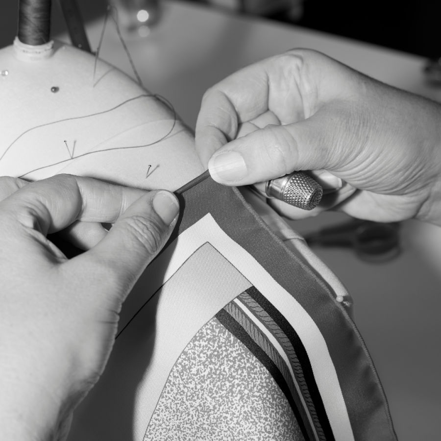 A closer look at the manufacturing of an Hermès Silk Scarf